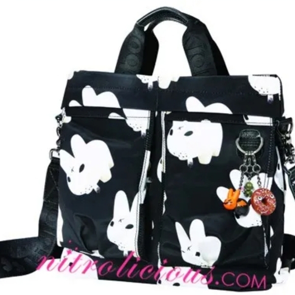 kidrobot | Bags | Art By Kozik For Kidrobot Black And White Rabbit ...